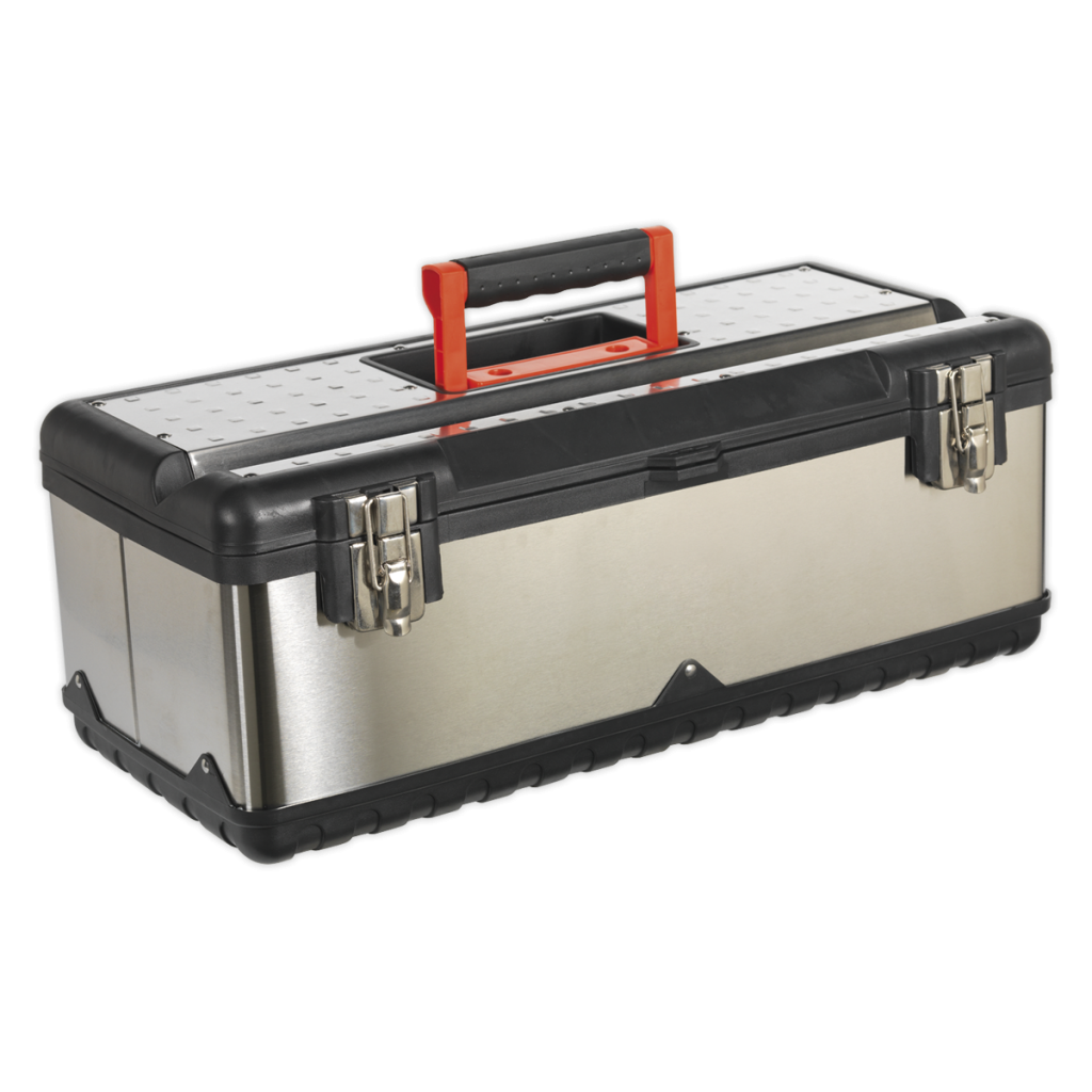 Stainless Steel Toolbox 580mm with Tote Tray - Huttie