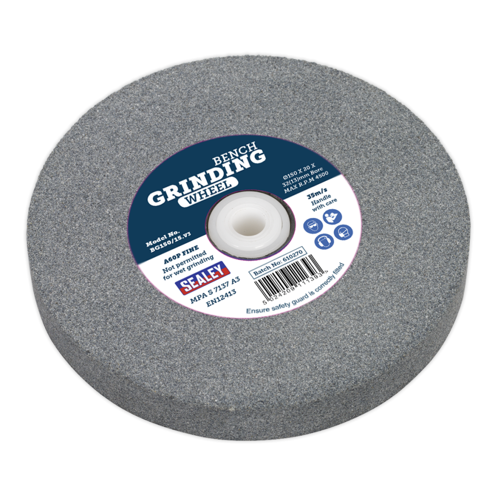 Grinding Stone Ø150 x 20mm Ø32(Ø13)mm Bore A60P Fine - Huttie