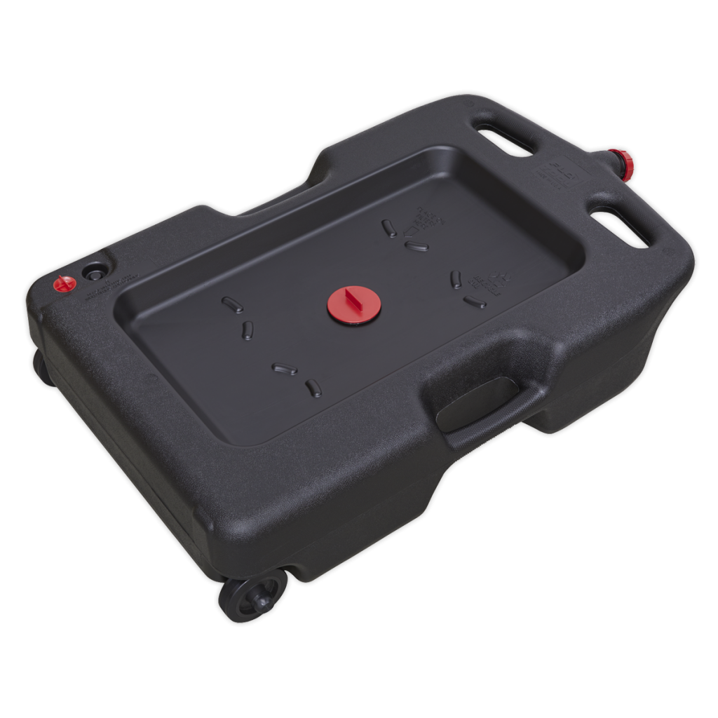 Oil/Fluid Drain & Recycling Container 54L - Wheeled - Huttie Oil/Fluid Drain & Recycling Container 54L - Wheeled - Huttie