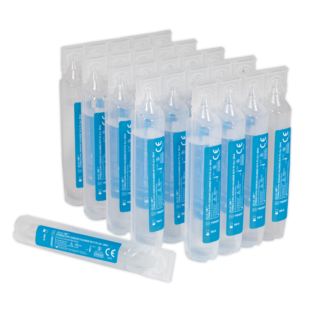 Eye Wound Wash Solution Pods Pack Of 25 Huttie
