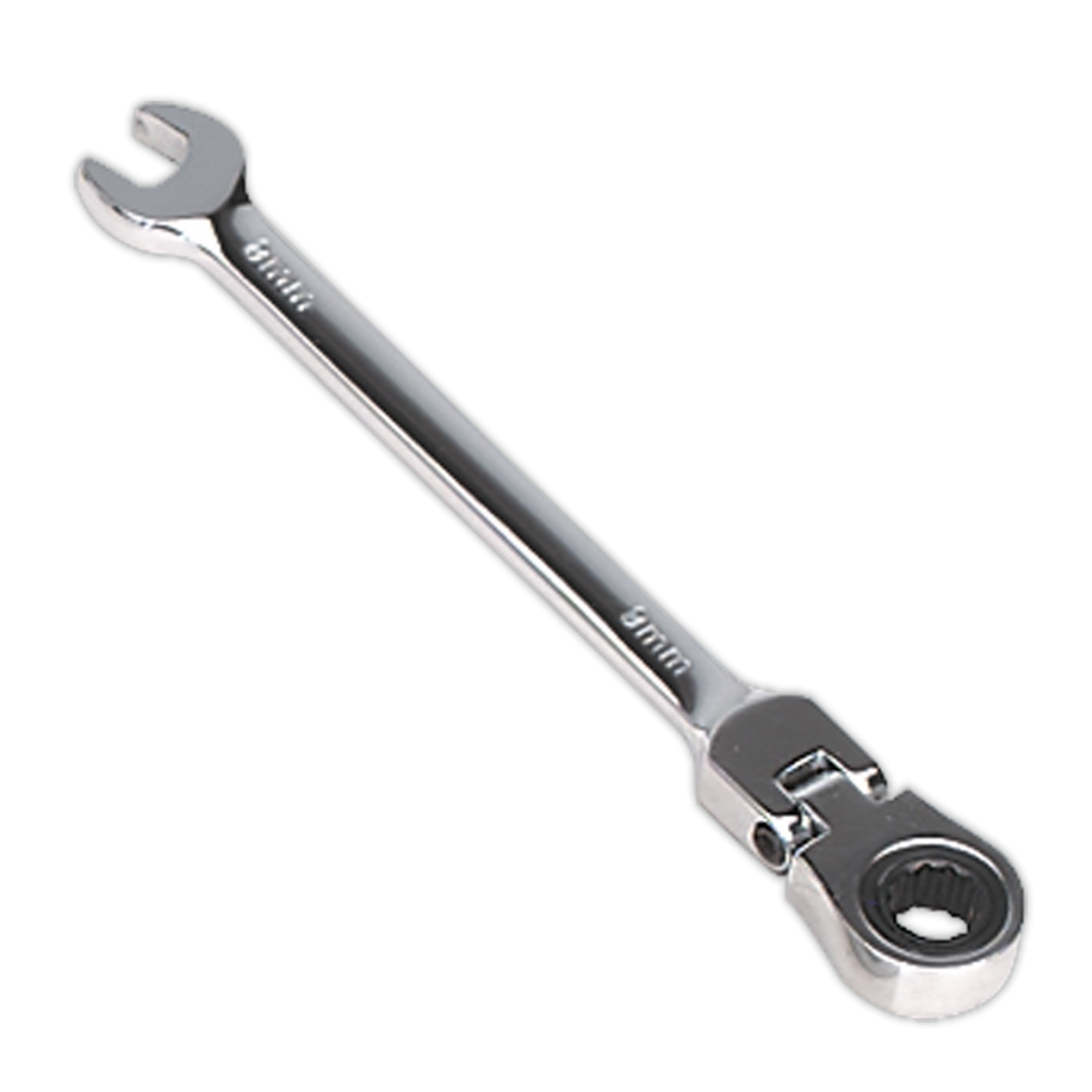 Flexi-Head Ratchet Combination Spanner 8mm - Huttie
