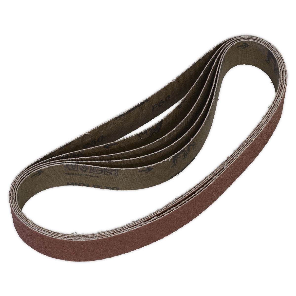 Sanding Belt 30 X 540mm 60Grit Pack Of 5 Huttie