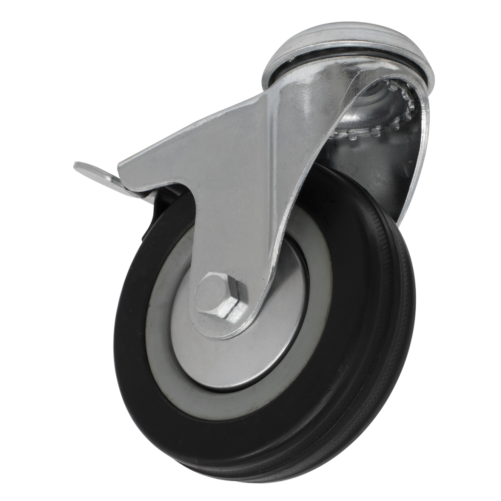 castor-wheel-bolt-hole-swivel-with-brake-100mm-huttie