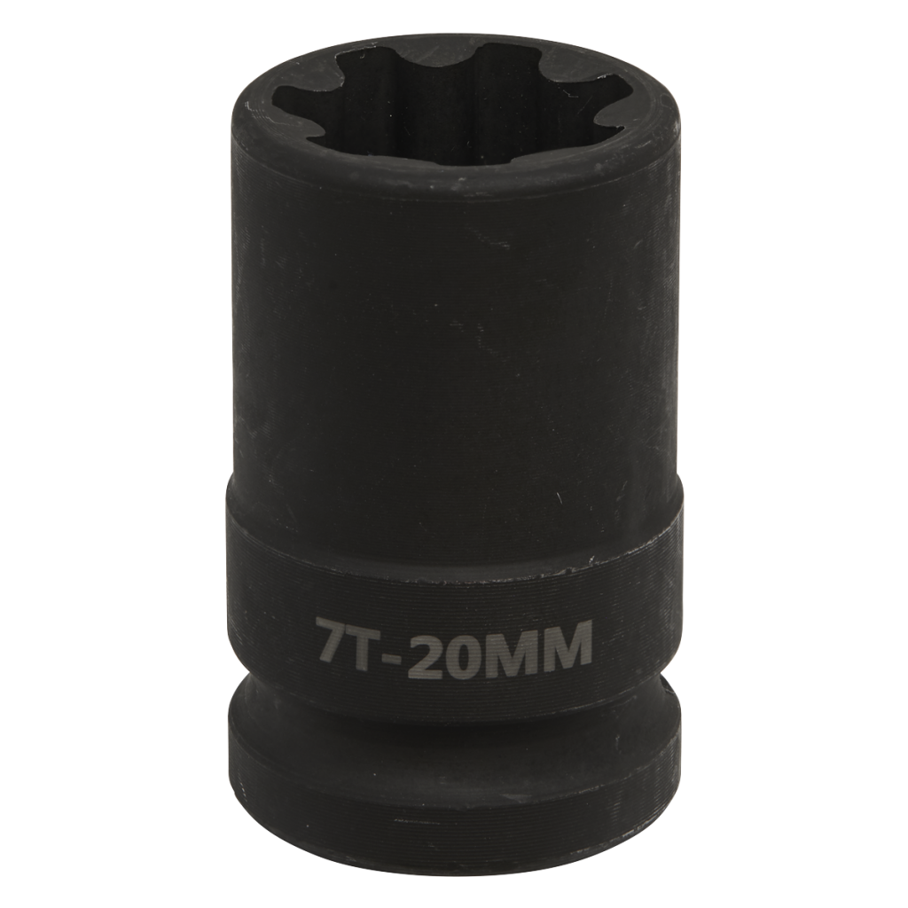 Brake Caliper Socket 1/2"Sq Drive 20mm 7-Point - Huttie